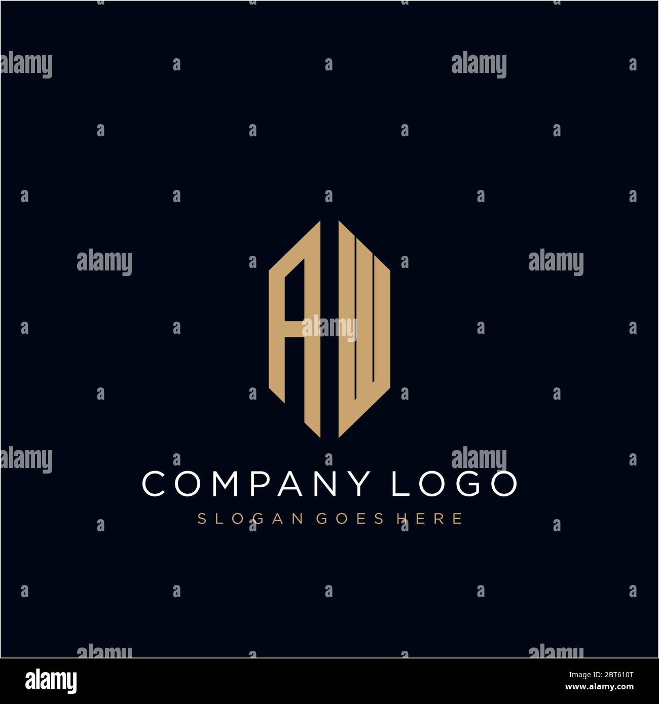 Aw font vector vectors hi-res stock photography and images - Alamy