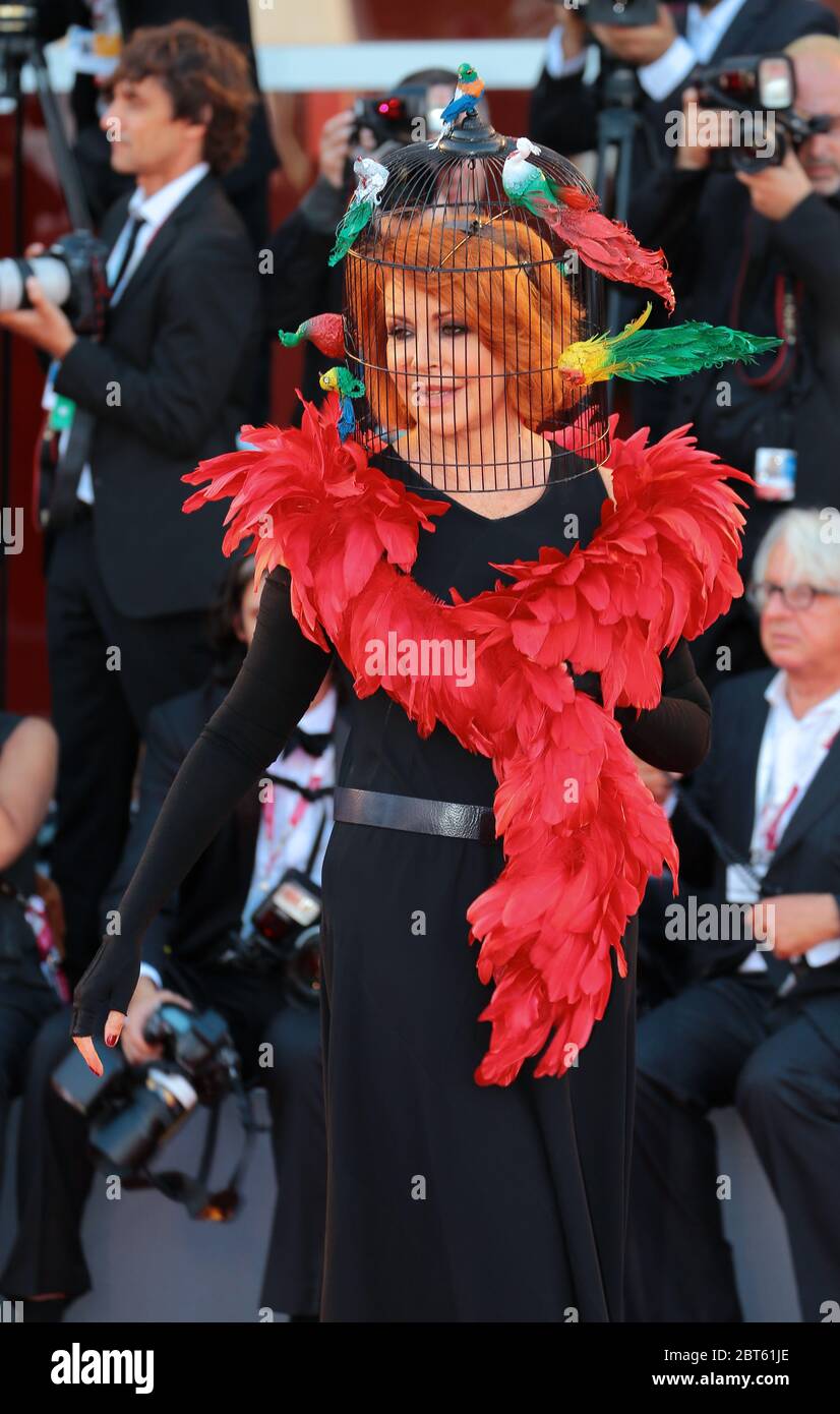 VENICE, ITALY - AUGUST 28: Marina Ripa di Meana attend the Opening ...