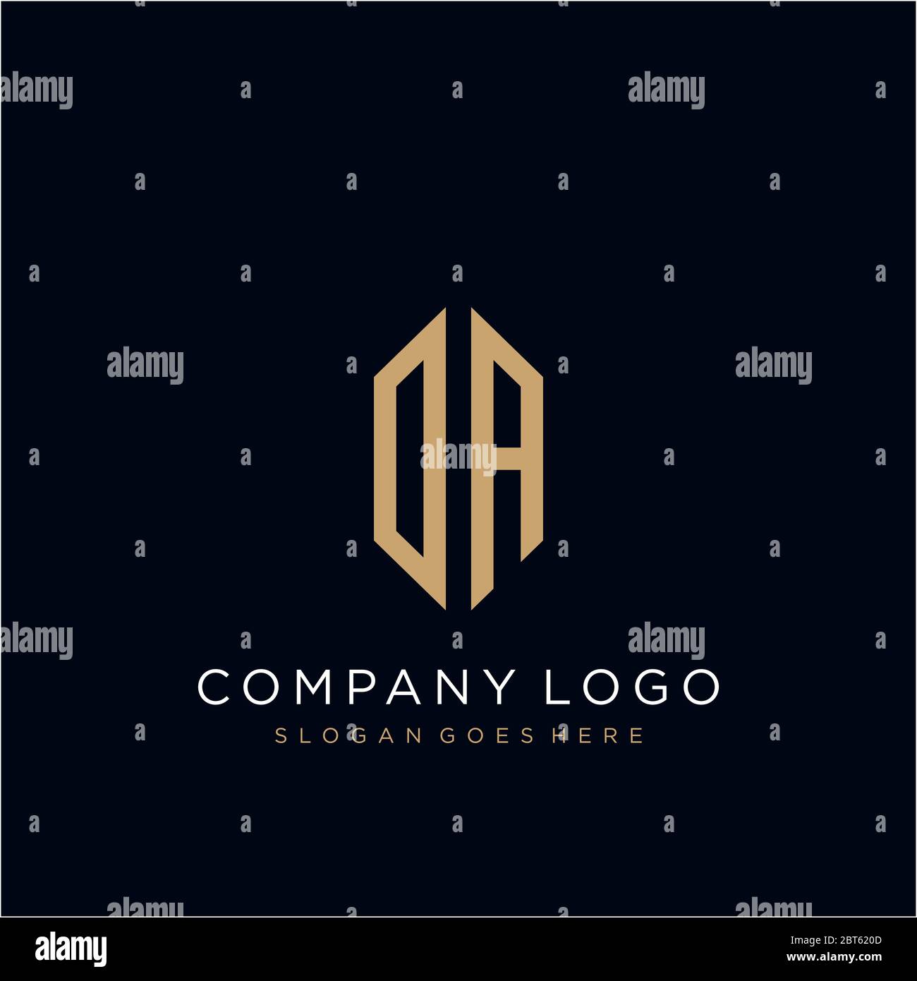 Letter Da Logo High Resolution Stock Photography and Images - Alamy