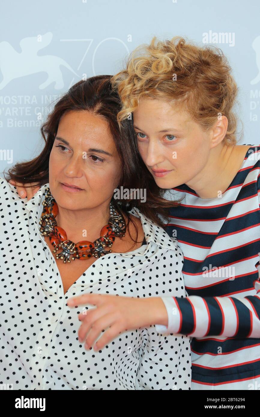 VENICE, ITALY - AUGUST 29: Emma Dante and Alba Rohrwacherattends the ...