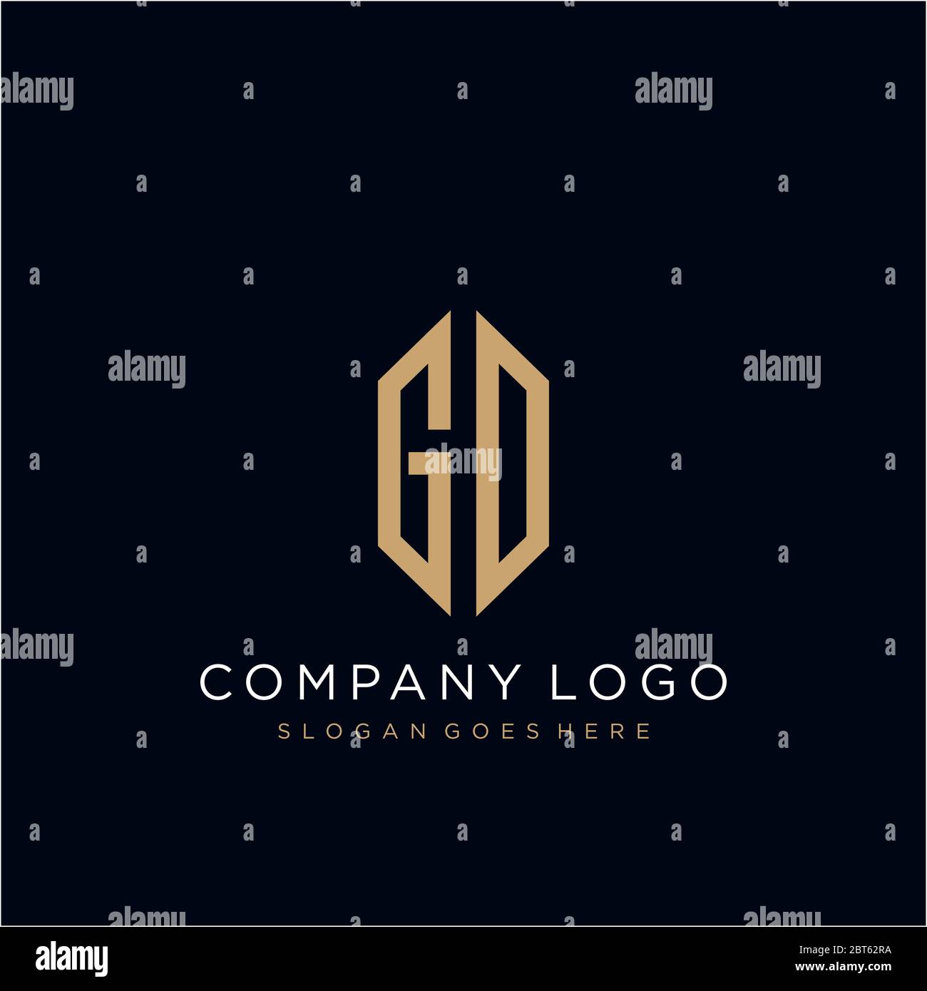 Gd letter design hi-res stock photography and images - Alamy