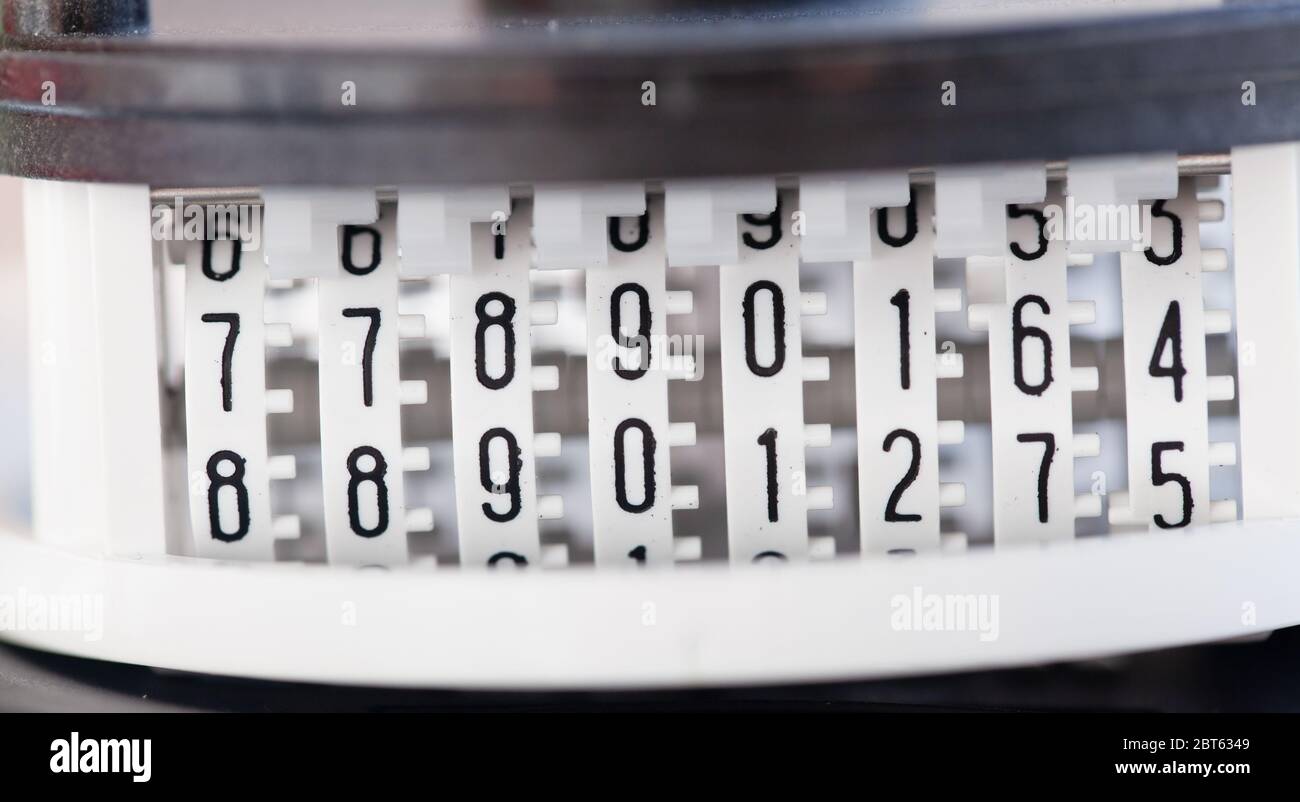 Disassembled water meter in macro scale Stock Photo - Alamy