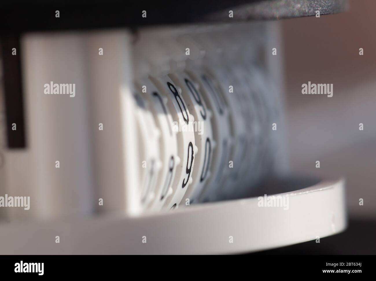 Disassembled water meter in macro scale Stock Photo - Alamy