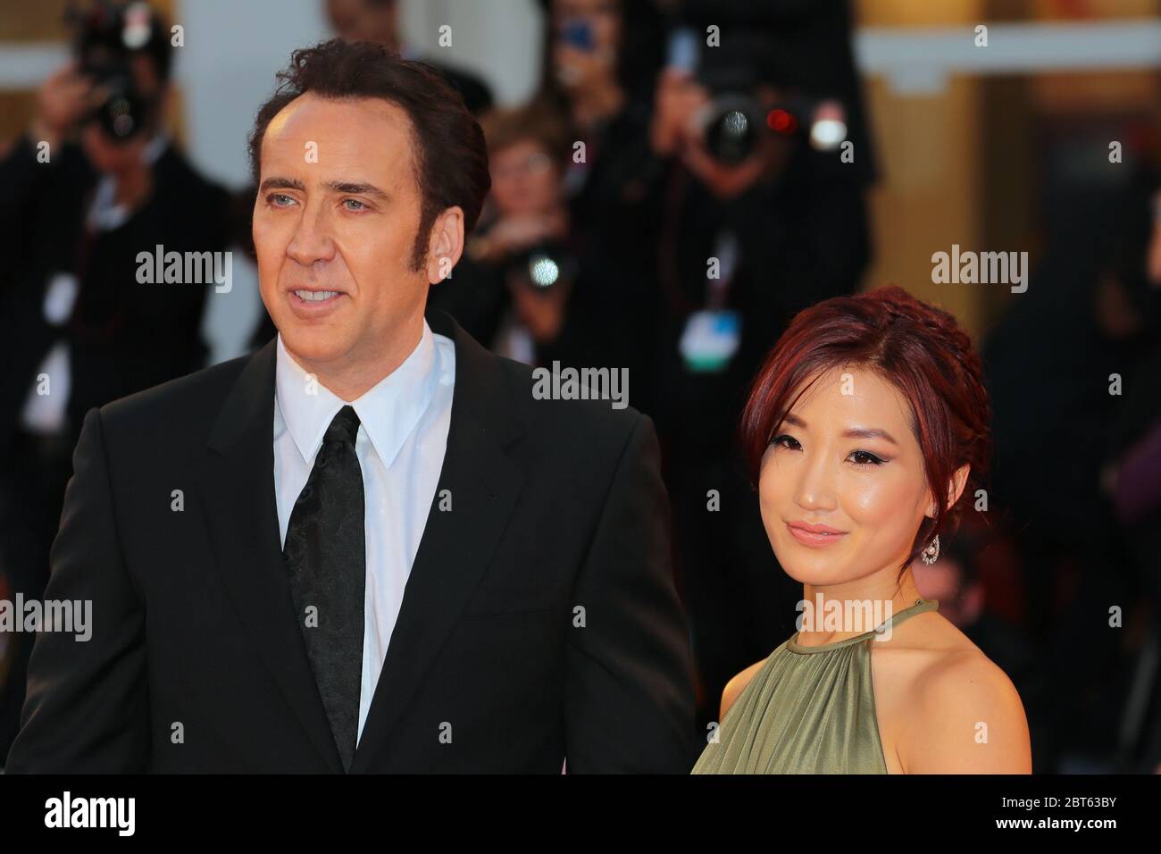VENICE, ITALY - AUGUST 30: Nicolas Cage and Alice Kim Cage attend the ...