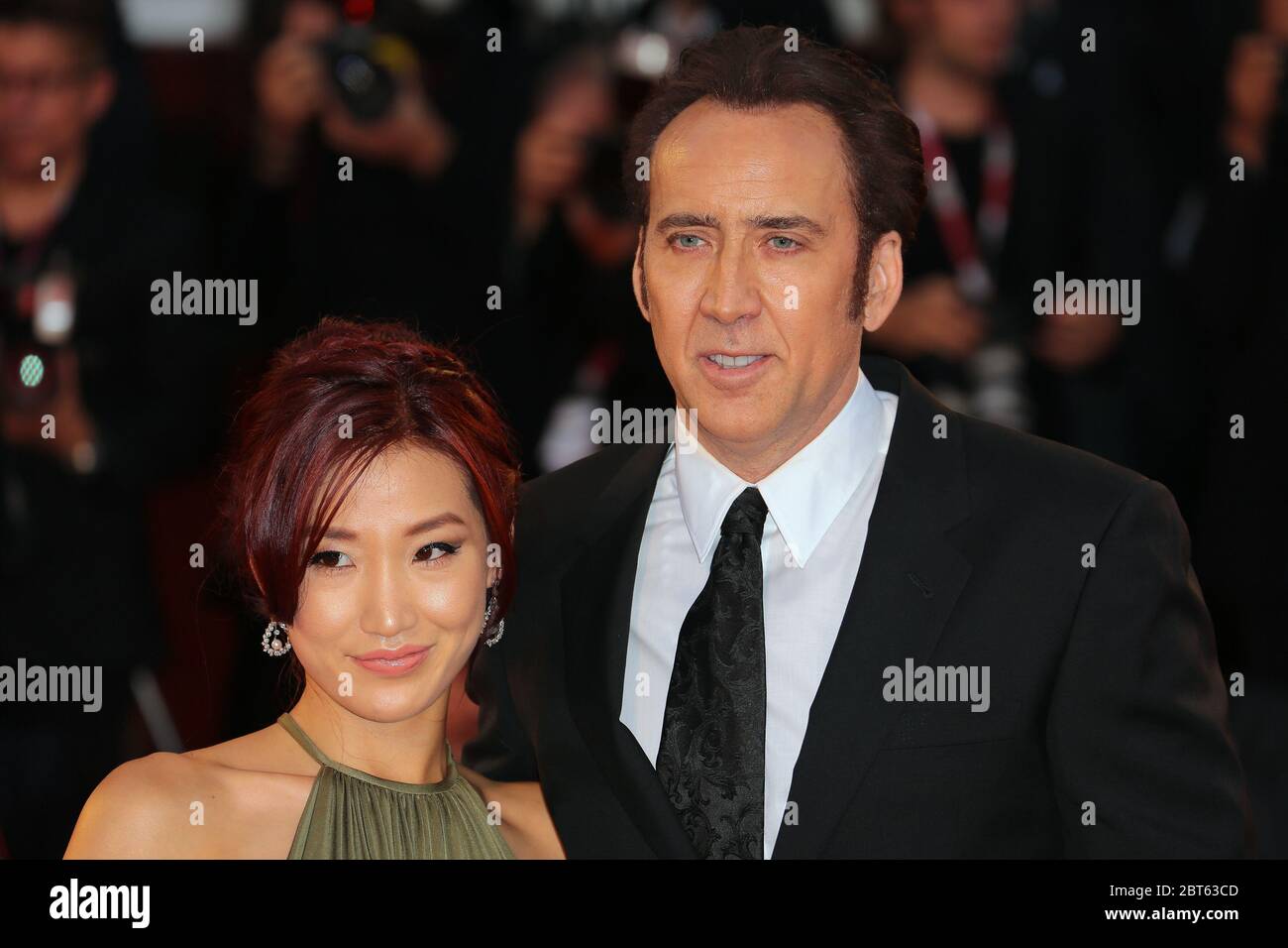 VENICE, ITALY - AUGUST 30: Nicolas Cage and Alice Kim Cage attend the ...
