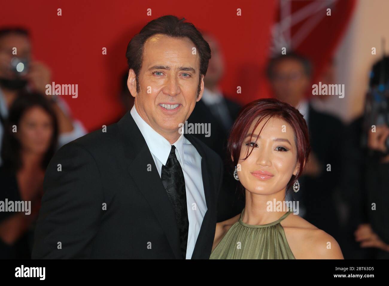 VENICE, ITALY - AUGUST 30: Nicolas Cage and Alice Kim Cage attend the ...