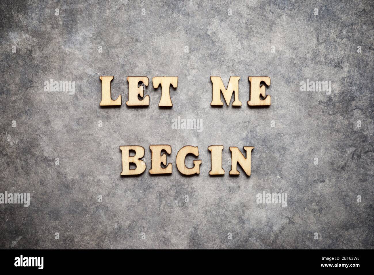 Let it begin hi-res stock photography and images - Alamy