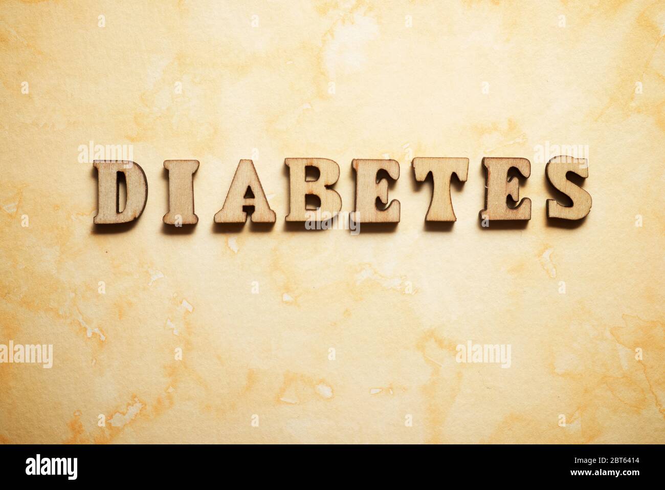 Diabetes text on colored hi-res stock photography and images - Alamy