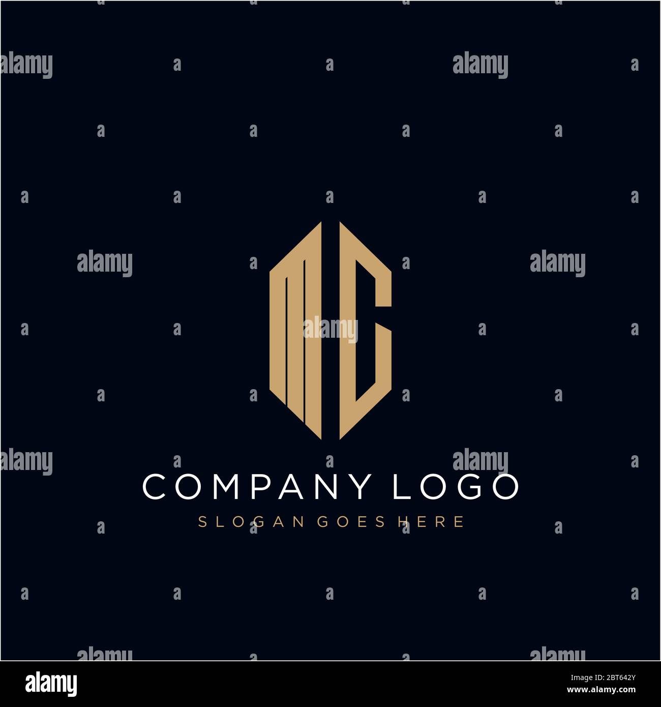 Letter mc logo hi-res stock photography and images - Alamy