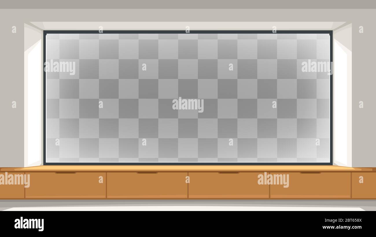 modern interior design transparent window Stock Vector Image & Art - Alamy