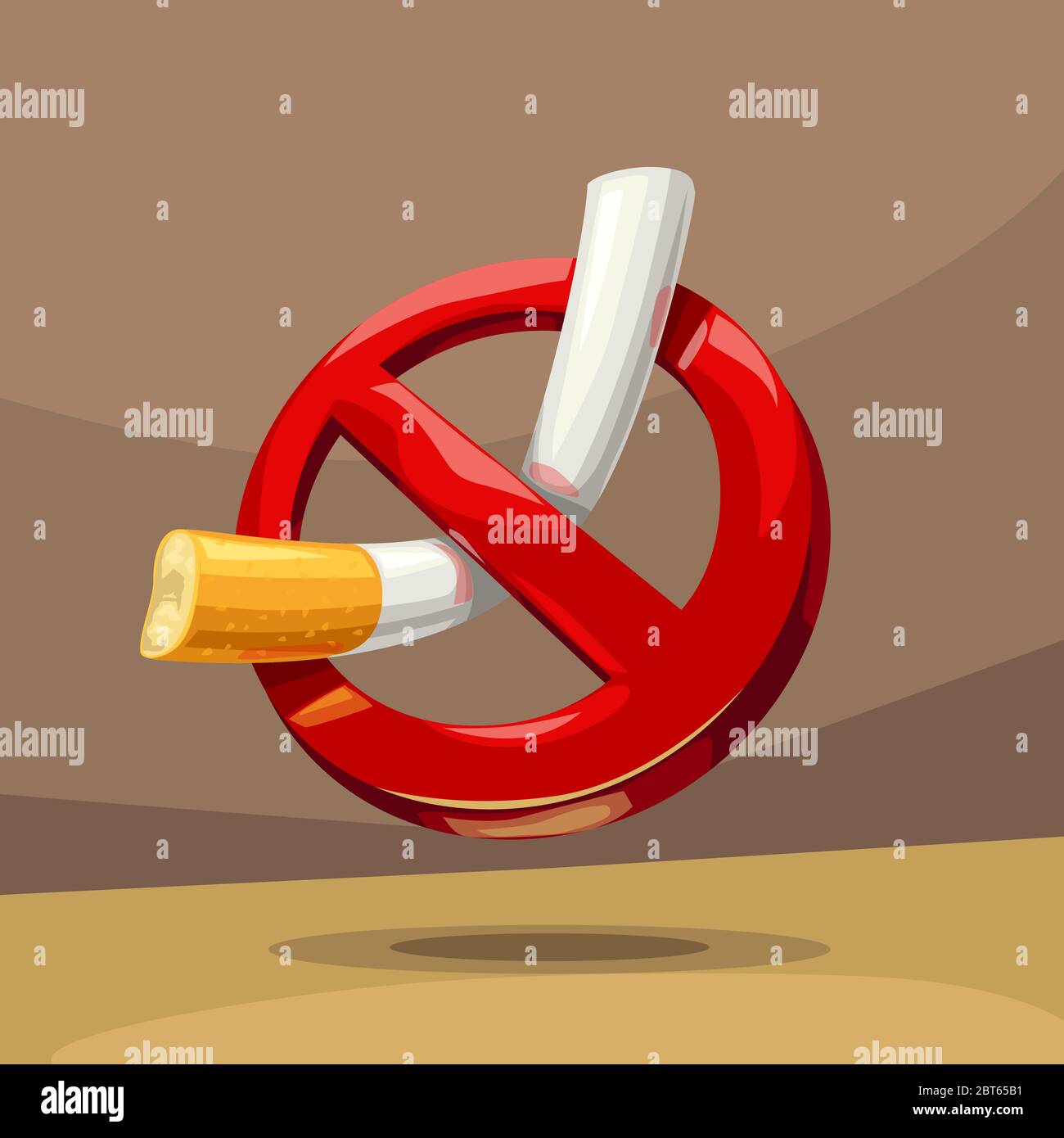 Cartoon Cigarette No Smoking Sign Stock Vector Image Art Alamy cartoon-cigarette-no-smoking-sign-stock-vector-image-art-alamy