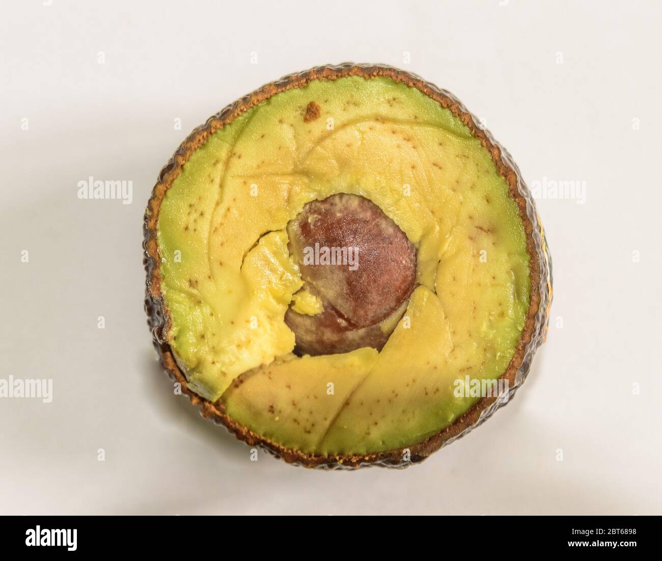 Fresh Half Avocado Prepared To Be Culinary Ingredient Stock Photo - Alamy