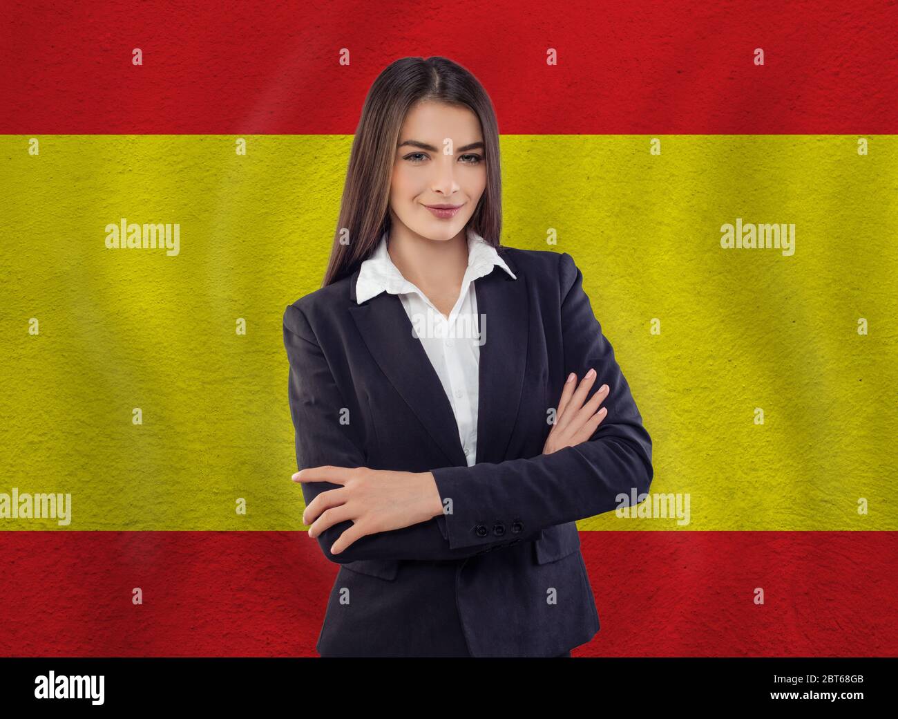 Pretty spanish woman learning hi-res stock photography and images - Alamy