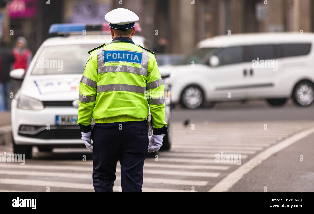 Romanian police agent hi-res stock photography and images - Alamy