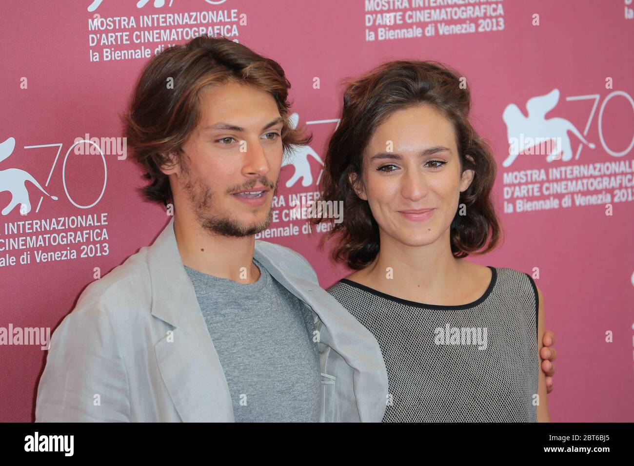 VENICE, ITALY - SEPTEMBER 04: Gabriele Rendina and Livia Rossi attends ...