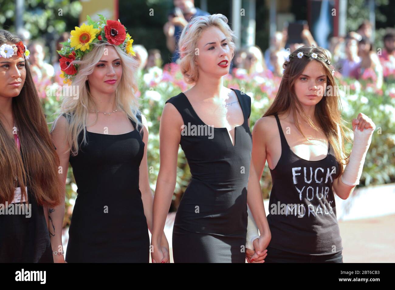 VENICE, ITALY - SEPTEMBER 05: Kitty Green, Femen activists Inna ...