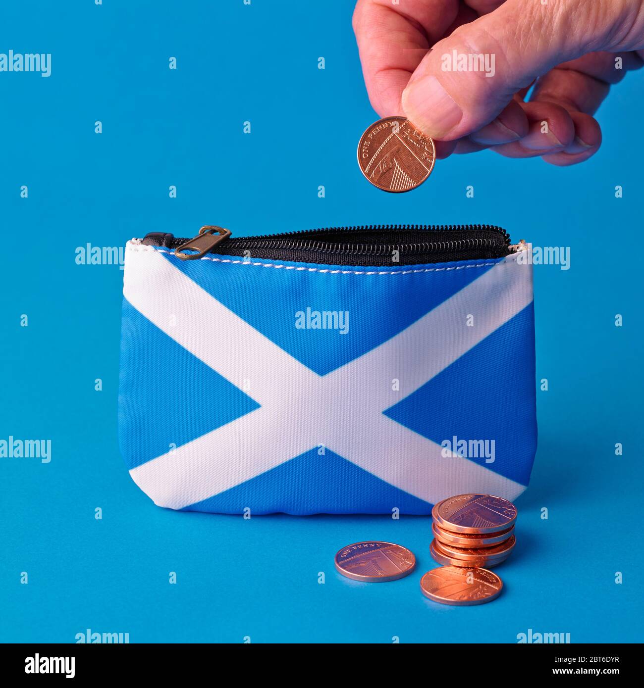 Scottlish saltire flag hi-res stock photography and images - Alamy