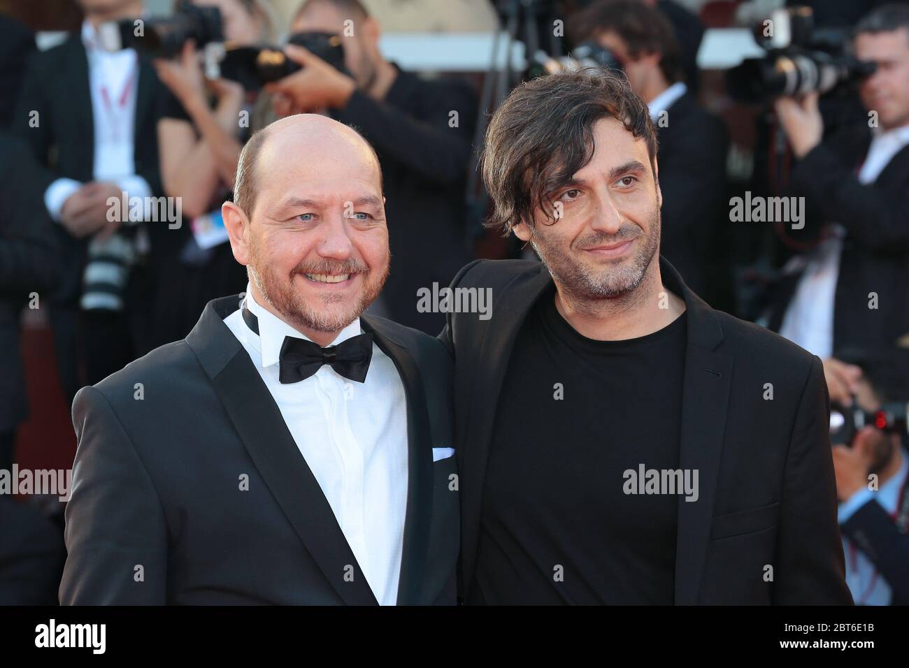 VENICE, ITALY - SEPTEMBER 07: Themis Panou and Alexandros Avranas ...