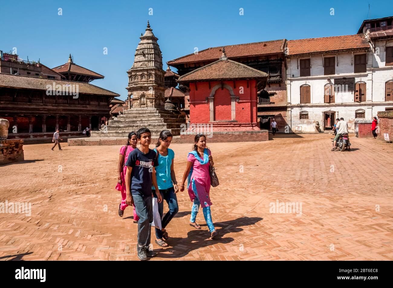 Kathmandu-Bhaktapur. Colourful street scenes in and around Durbar ...
