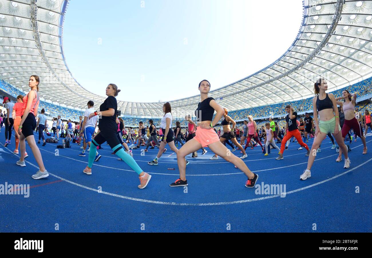 Sport Football Stadium Stand Seats Pitch Training High Resolution Stock ...