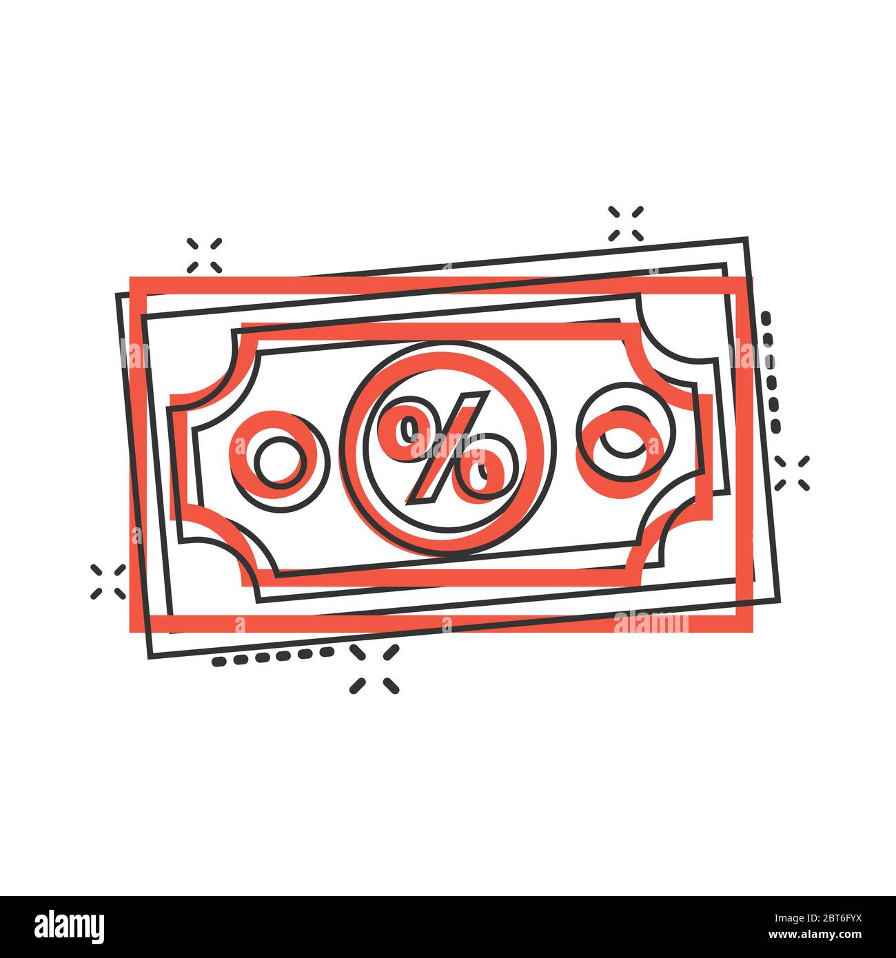 Dollar currency banknote icon in comic style. Dollar cash discount ...