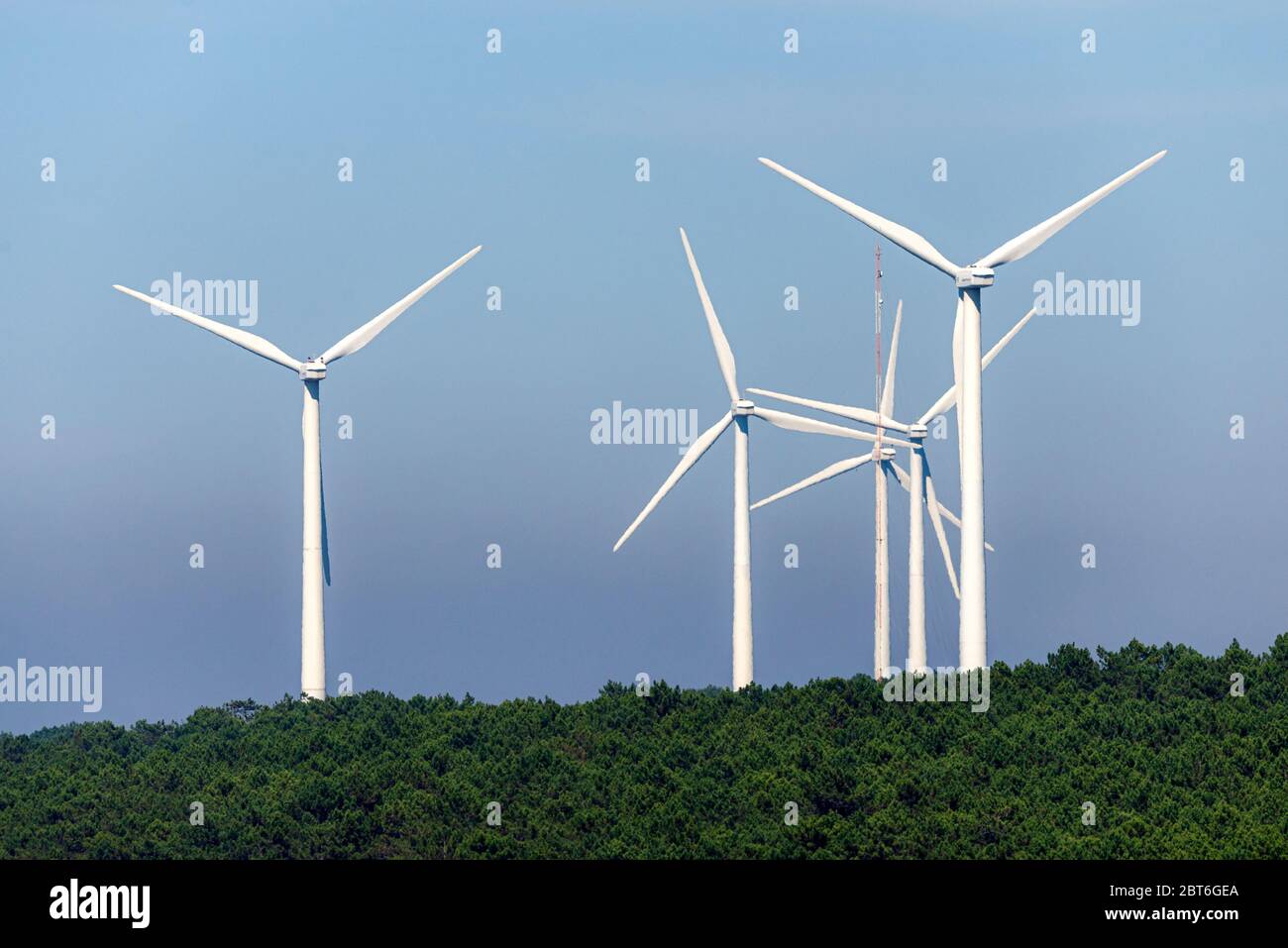 Wind Turbine - alternative and green energy source Stock Photo - Alamy