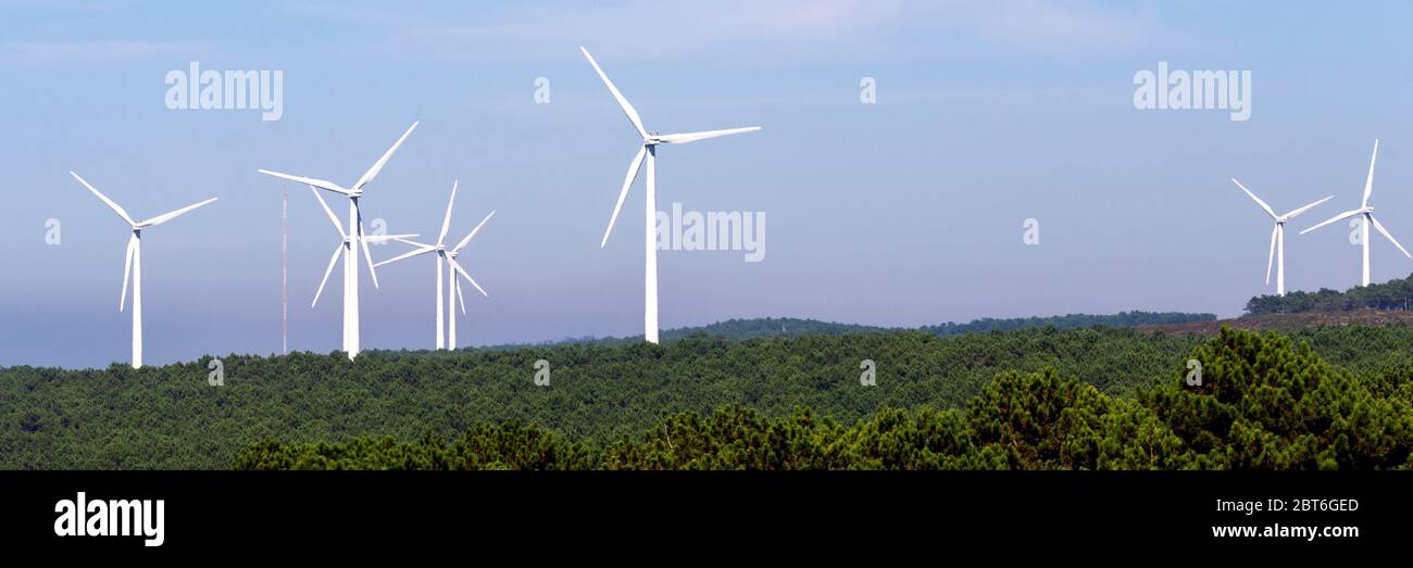 Wind Turbine - alternative and green energy source Stock Photo - Alamy