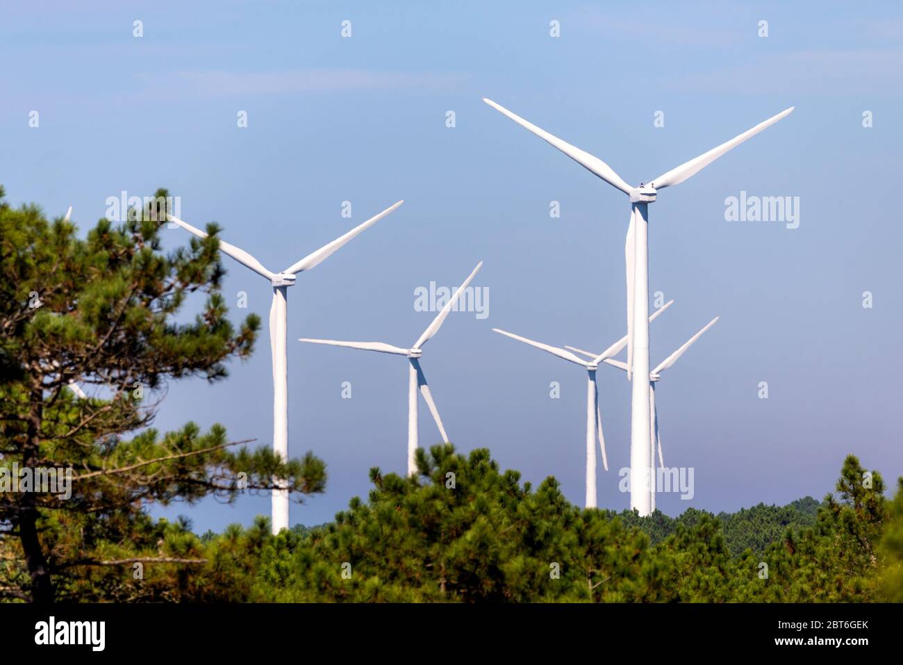 Wind Turbine - alternative and green energy source Stock Photo - Alamy