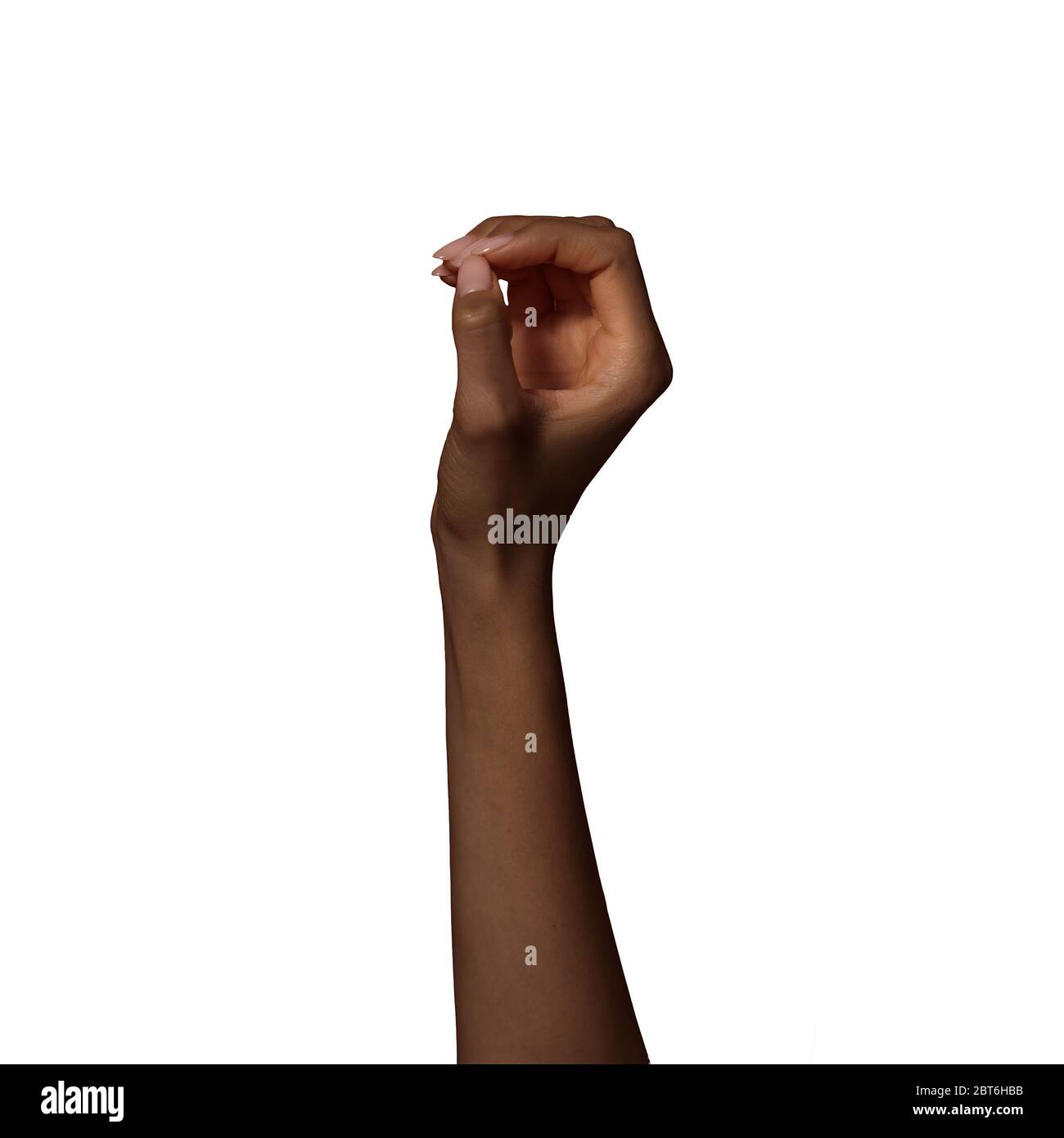 Black hand sign language hi-res stock photography and images - Alamy