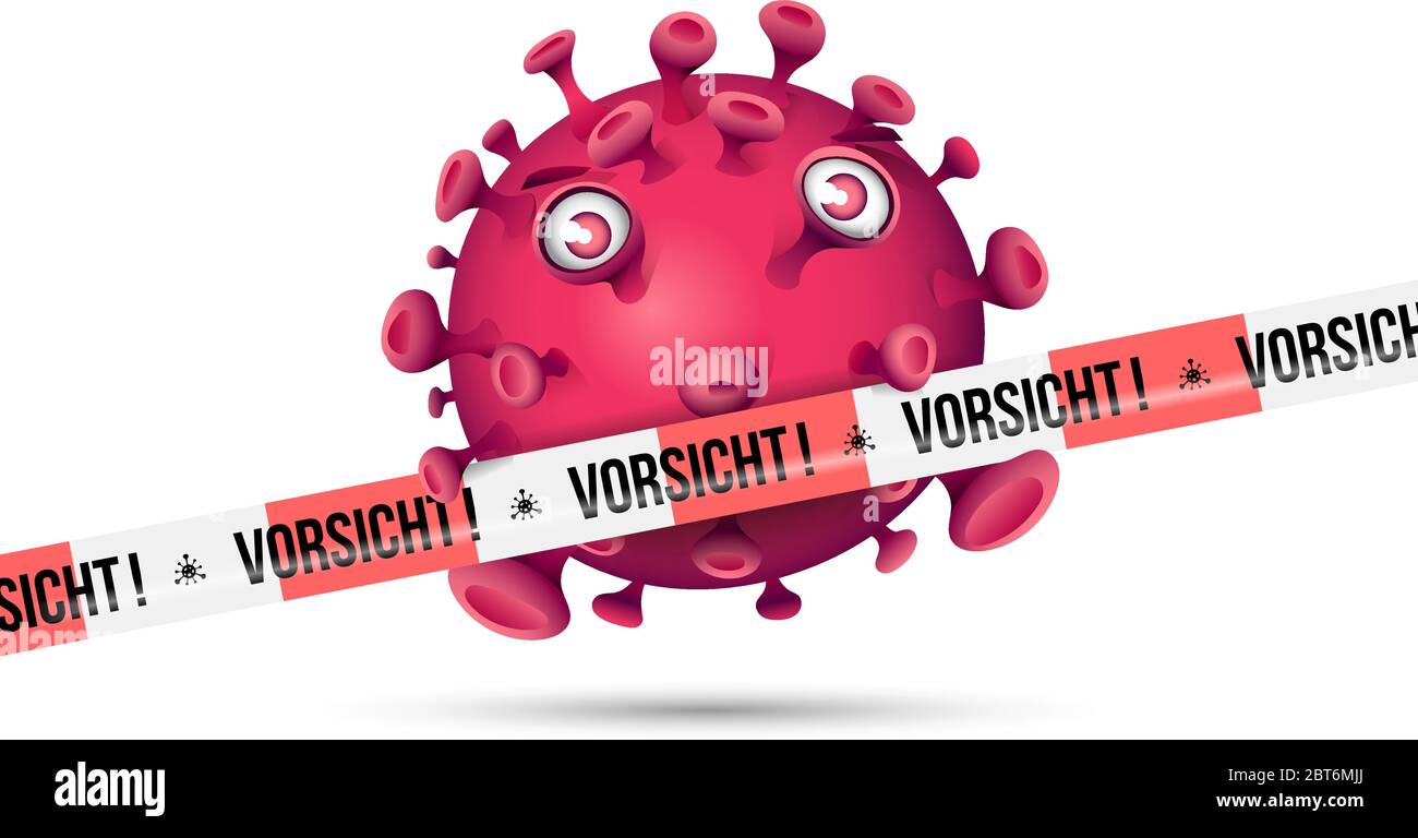 Vorsicht banner Stock Vector Images - Alamy