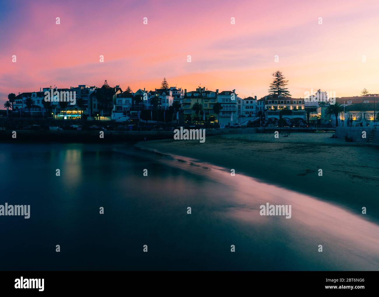 Portugal atlantic coast cascais sunset hi-res stock photography and ...