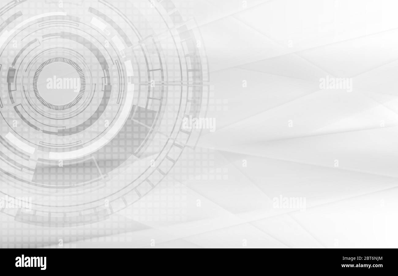 Abstract circles gray and white geometric structure elements various ...