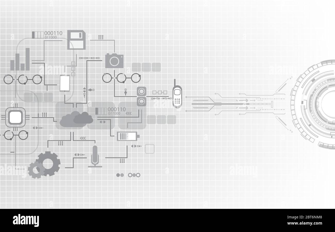 Digital communication network system computer design elements, Gray and ...