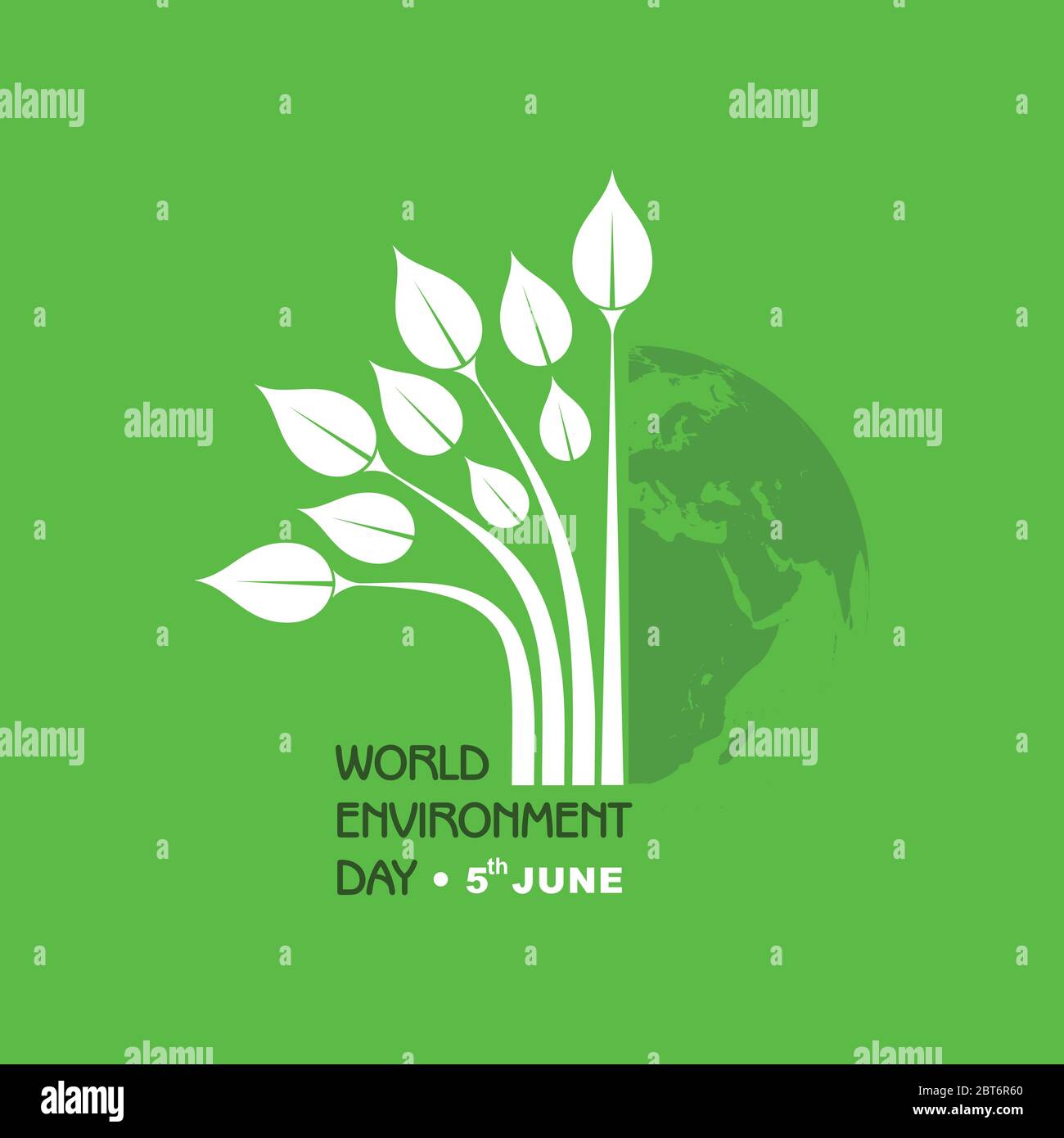 Vector Illustration for World Environment day concept logo design - 5th ...