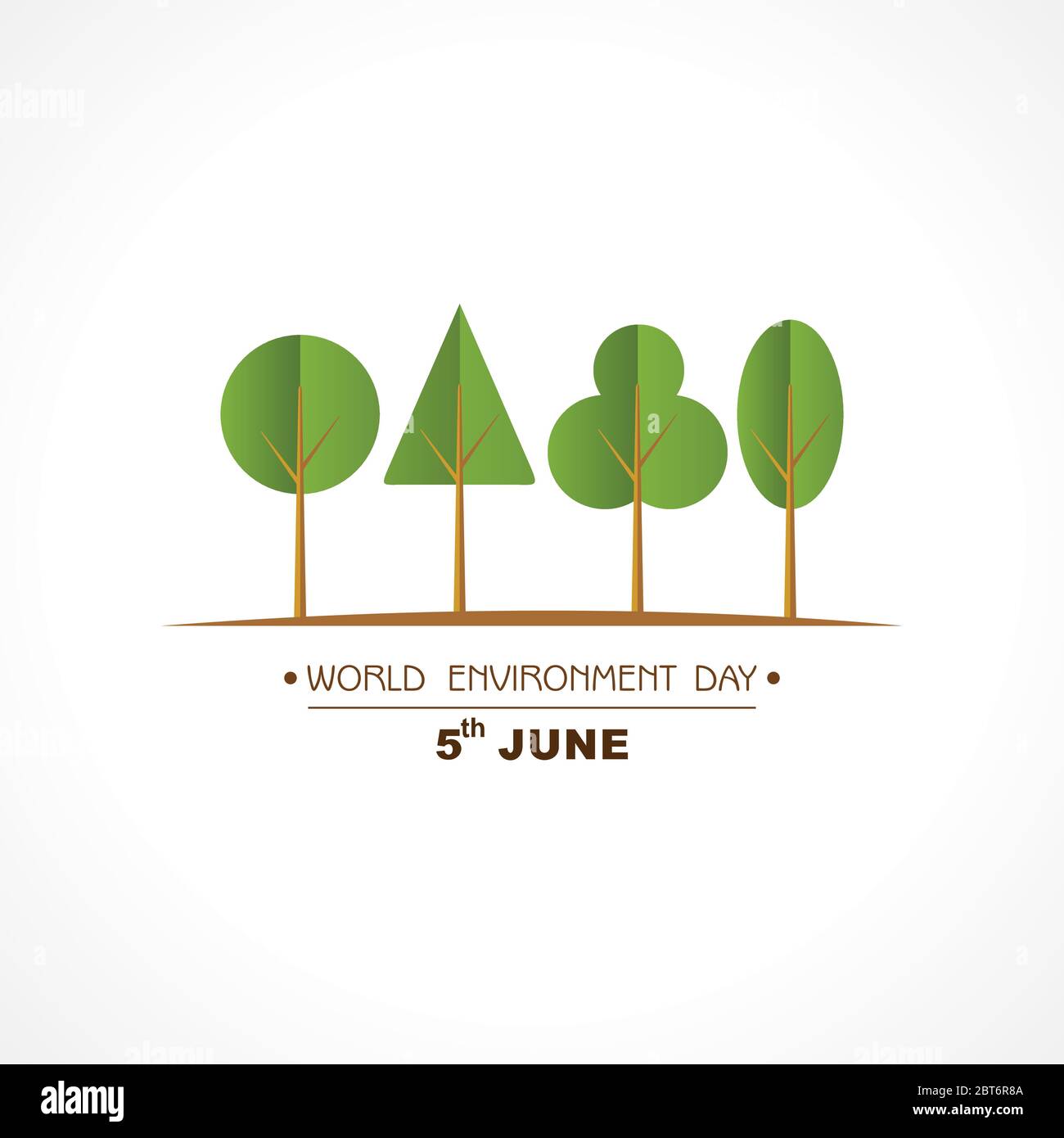 Vector Illustration for World Environment day concept logo design - 5th ...