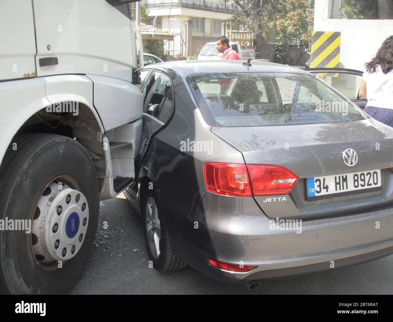 Car was hit hi-res stock photography and images - Alamy