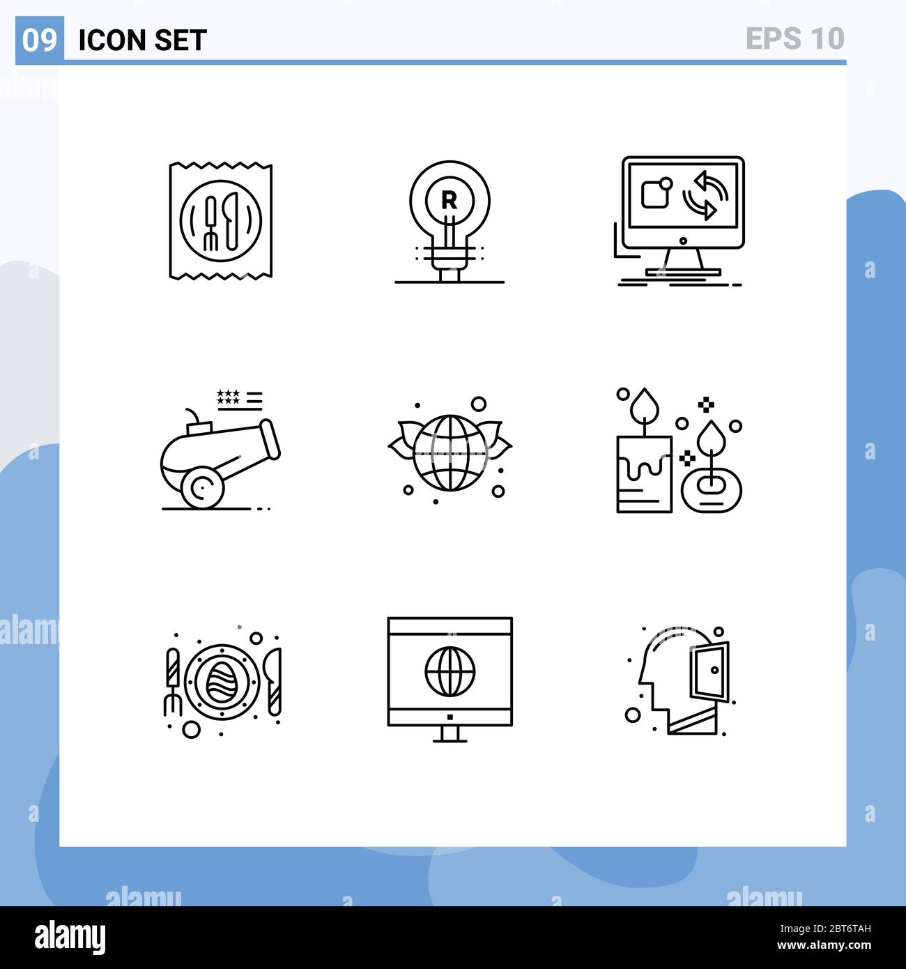 Mortar plate Stock Vector Images - Alamy