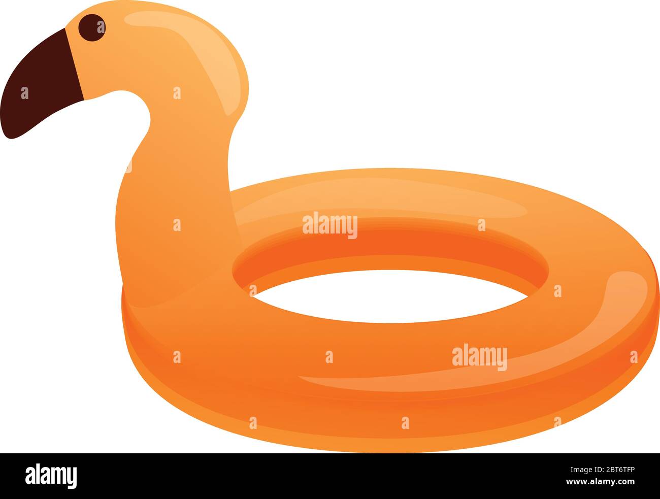 Bird inflatable ring icon. Cartoon of bird inflatable ring vector icon ...