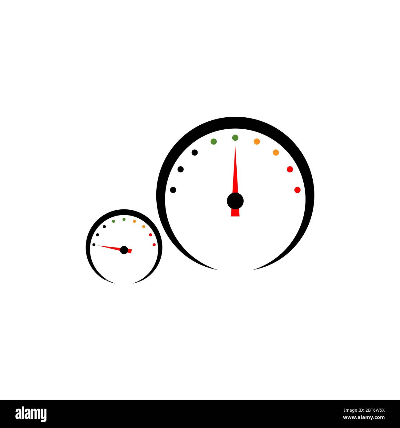 Speedometer vector design template illustration Stock Vector Image ...