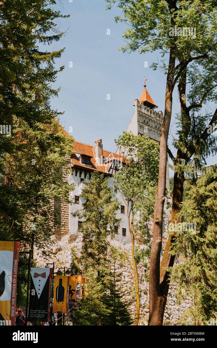 Medieval ancient europian castle in Transilvania, Romania Stock Photo ...