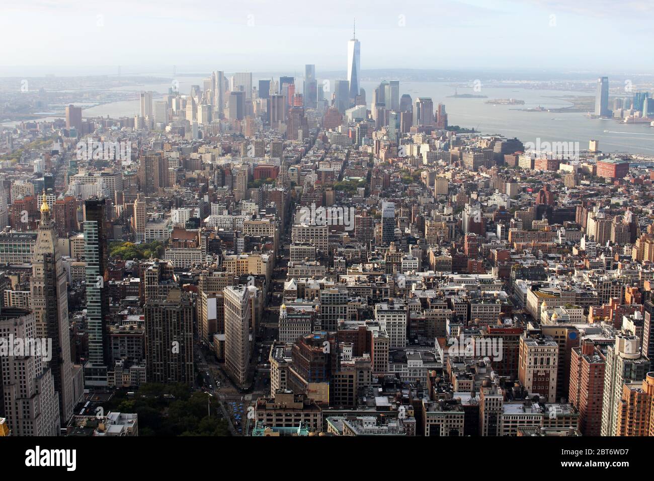New York, Manhattan from above Stock Photo - Alamy
