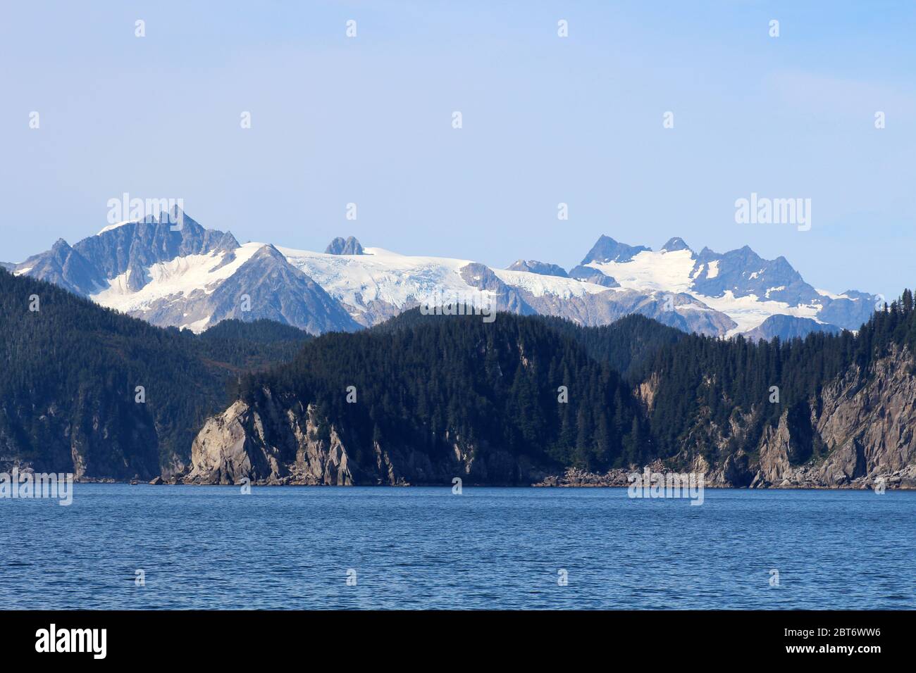 Landscape in Alaska Resurrection Bay Stock Photo - Alamy