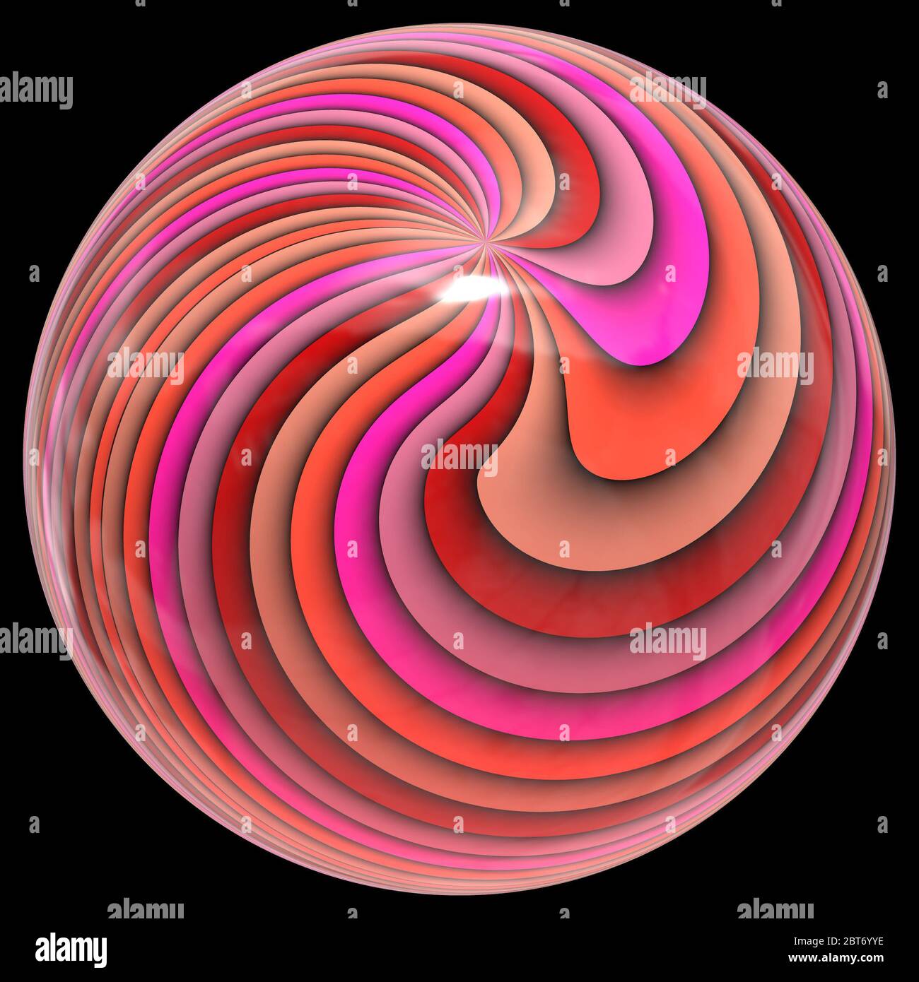 decorative 3d glass sphere Stock Photo - Alamy