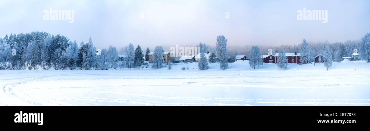 Swedish village winter hi-res stock photography and images - Alamy