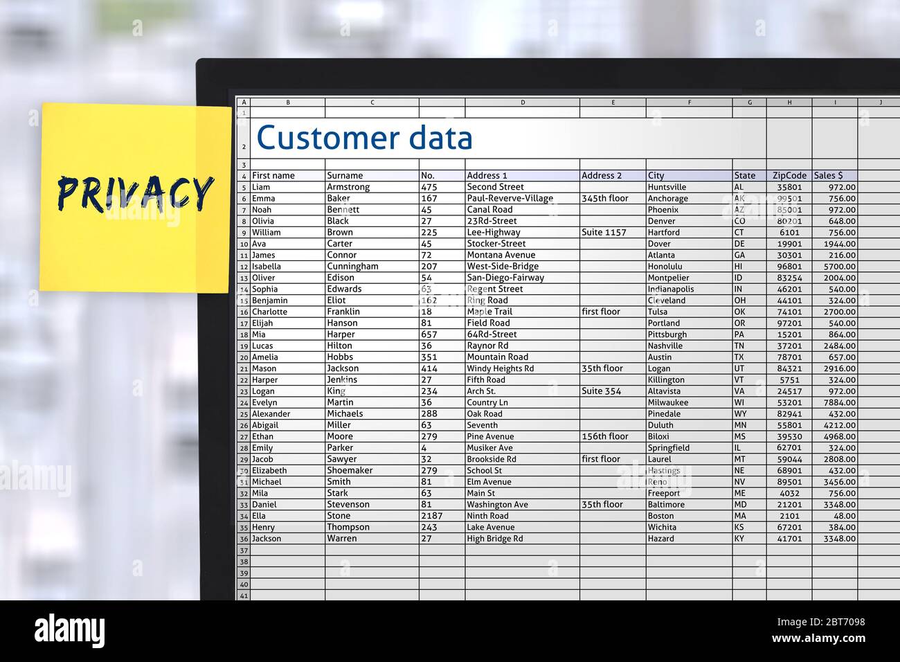 List of customers hi-res stock photography and images - Alamy