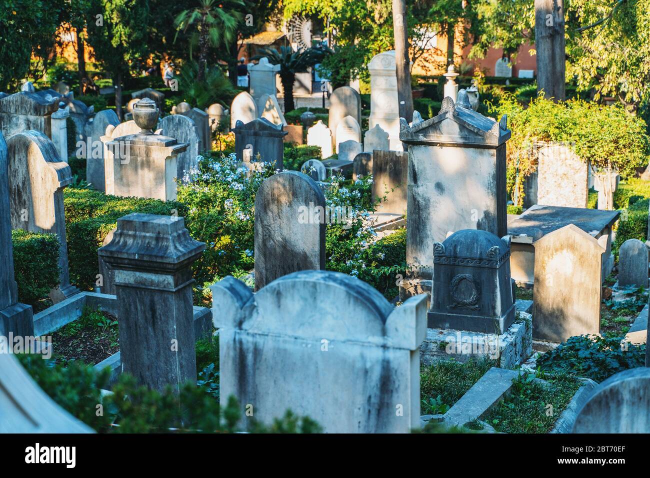 Old tombstone in italian cemetery hi-res stock photography and images ...