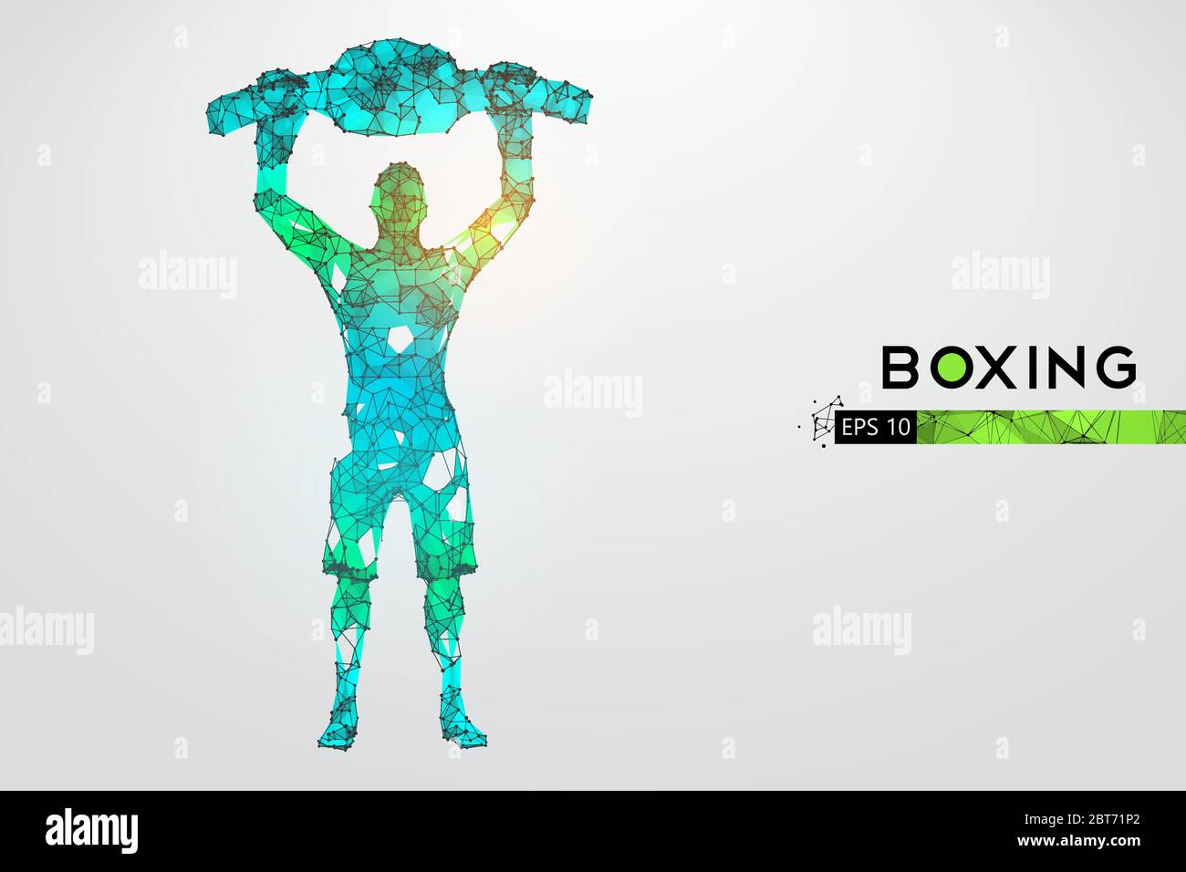 Boxing Winner Silhouette