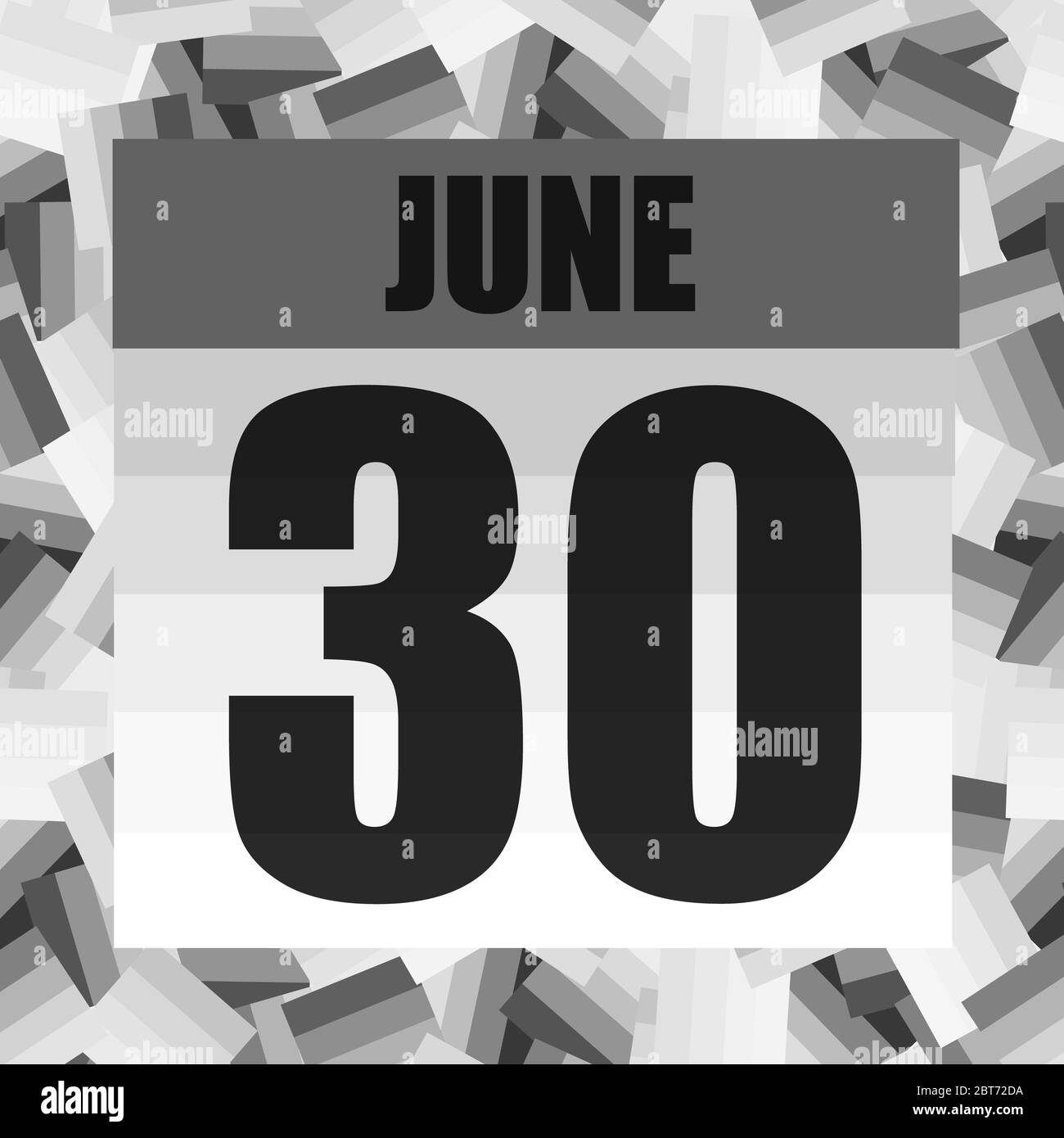 June 30 icon. For planning important day. Banner for holidays and ...