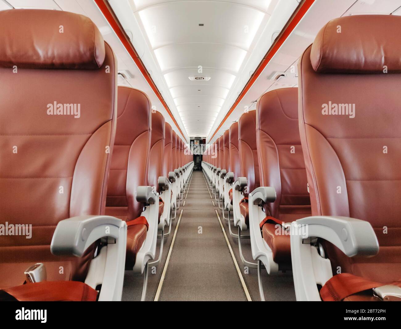 Airbus a320 plane inside cabin hi-res stock photography and images - Alamy