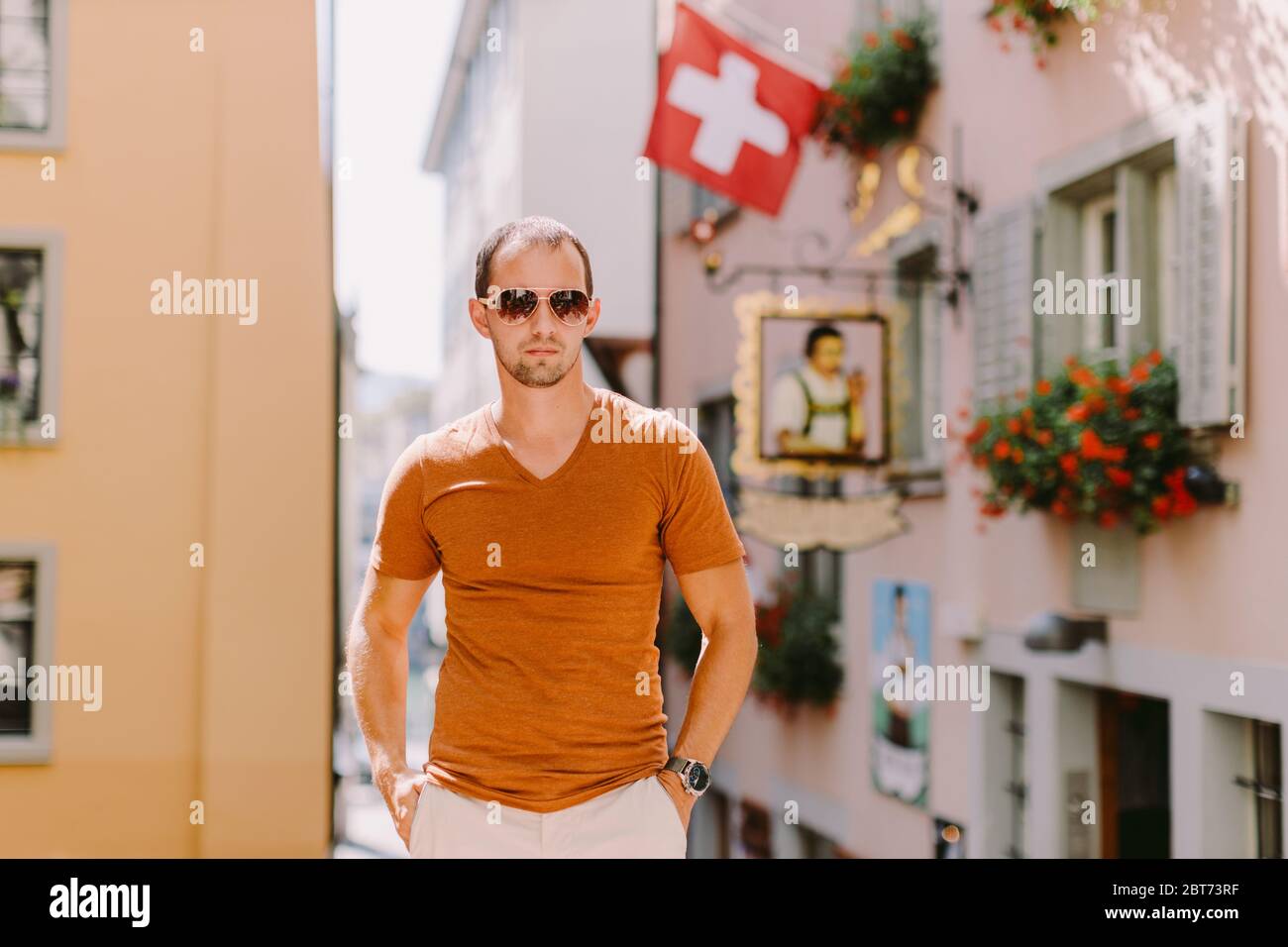 Zurich young man hi-res stock photography and images - Alamy